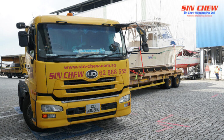 A Guide To Transporting Heavy Machinery In Singapore | Sin Chew Woodpaq
